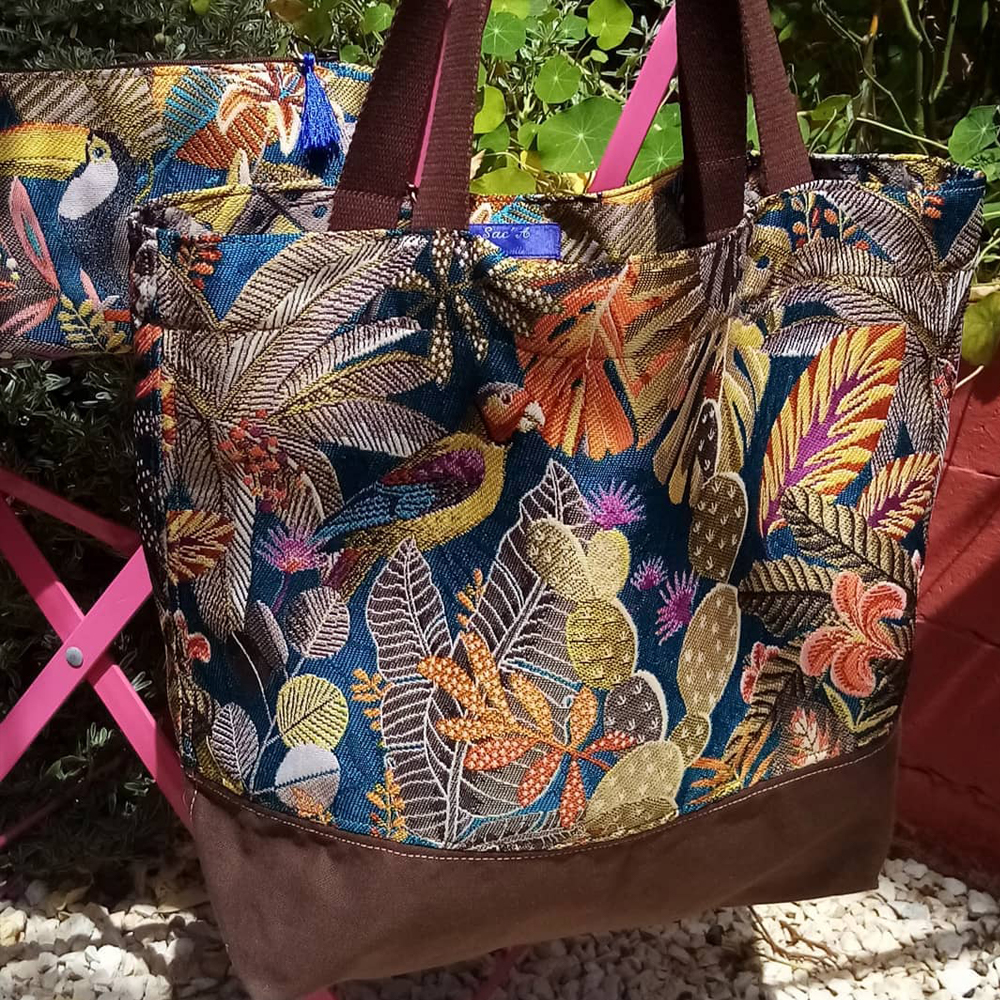 Sac Juste Pour Moi... | Créatrice de sacs, cabas en textile design ...